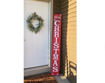 Christmas porch sign | Etsy
