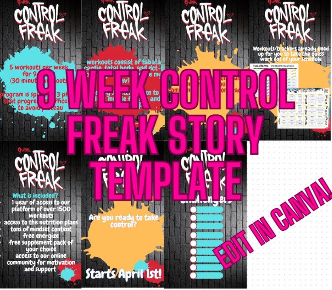Control Freak Story Template - Workout Program Template - Social Story ...