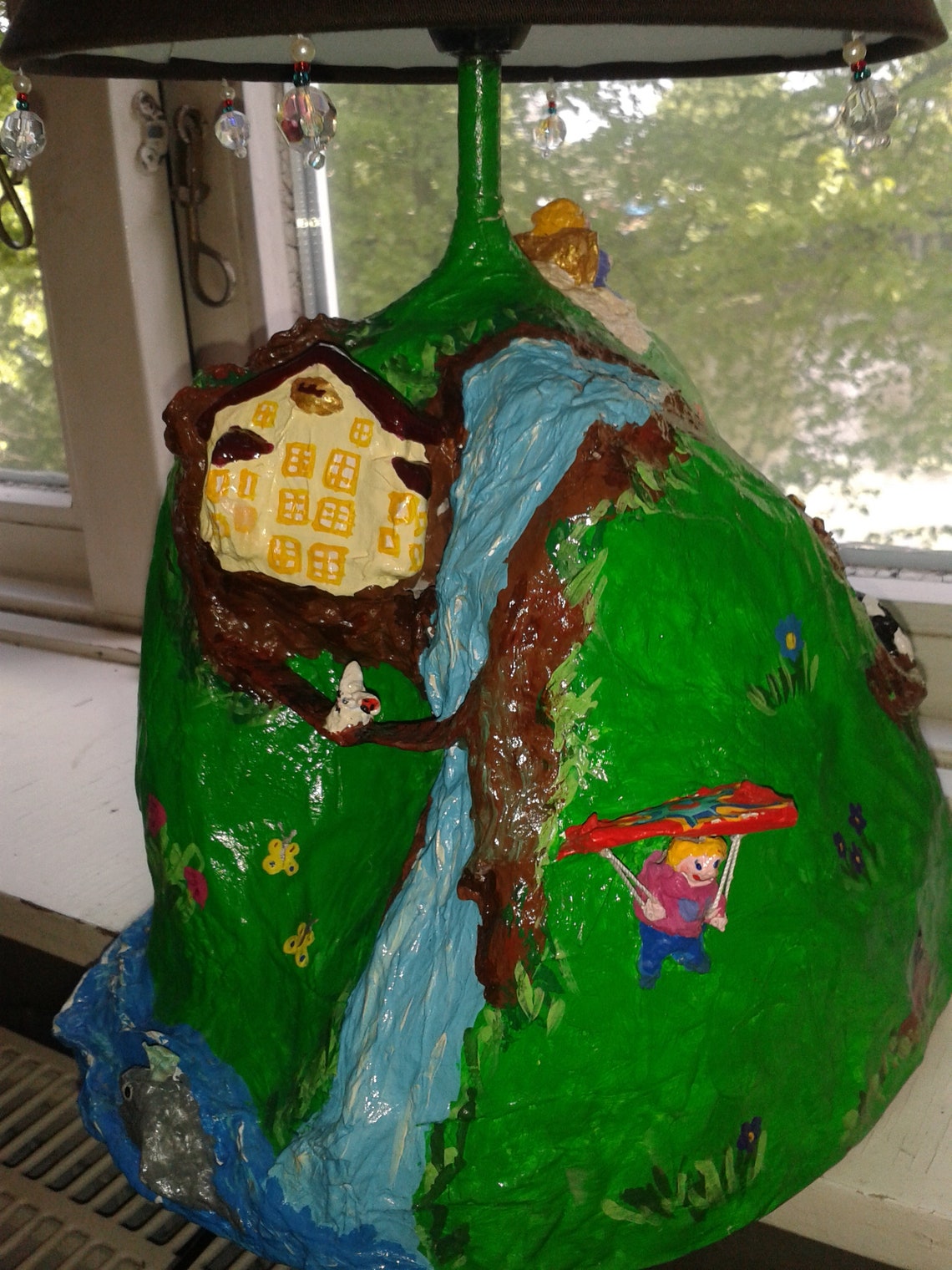 Explorer lamp with angel mole mammoth and Co. | Etsy