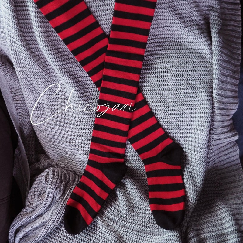 Cotton Stripe Tights - Etsy