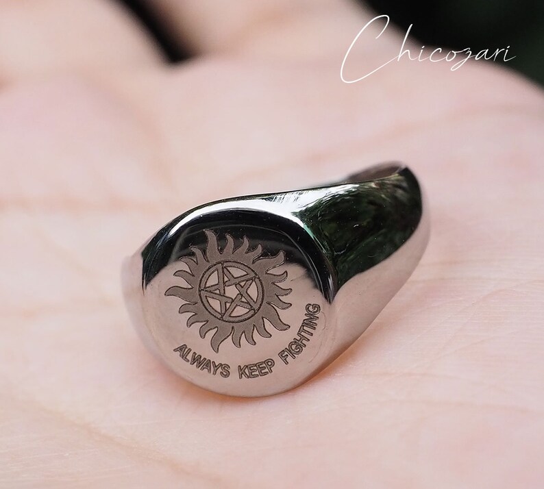 Anti-possession Symbols Always Keep Fighting Stainless Steel | Etsy