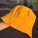 Yellow Mustard Bucket Hat HQ Thick Fabric - Etsy