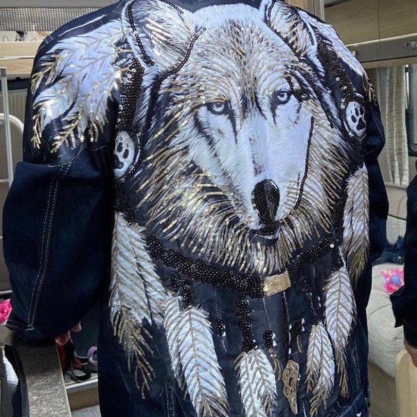 Wolf Jacket - Etsy
