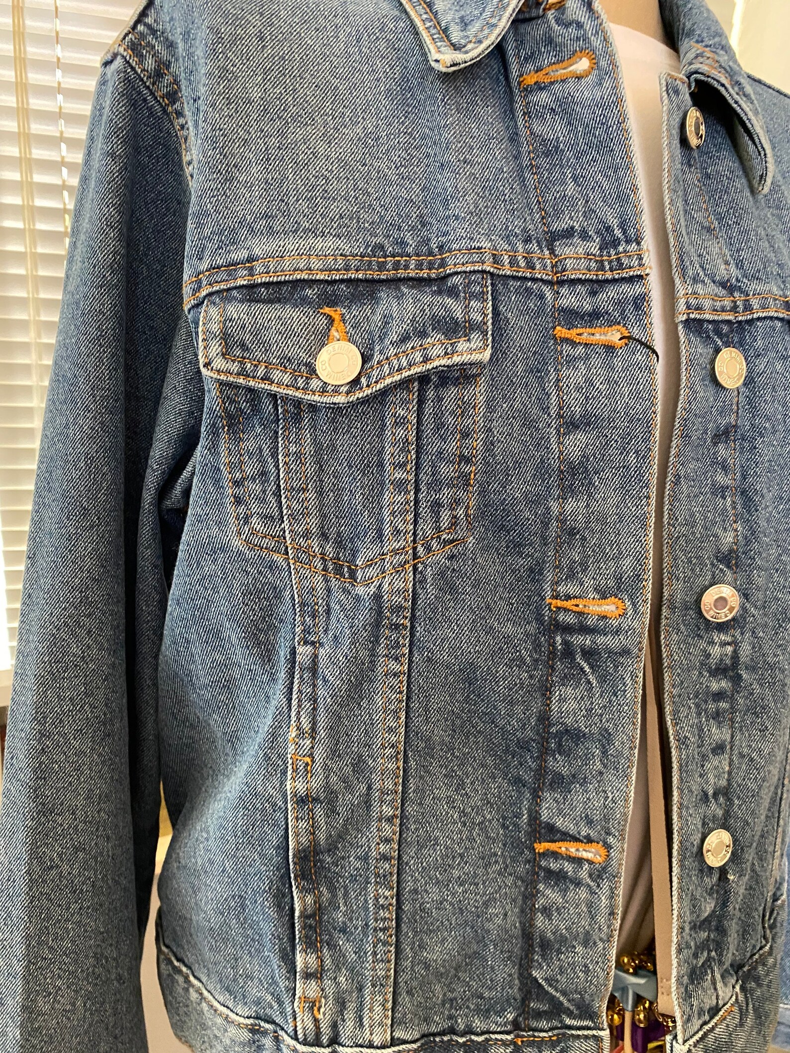 Reworked Denim Jacket - Etsy UK