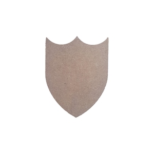 Shield Shape - Unfinished MDF Cutout Shapes - Multiple Bundles ...