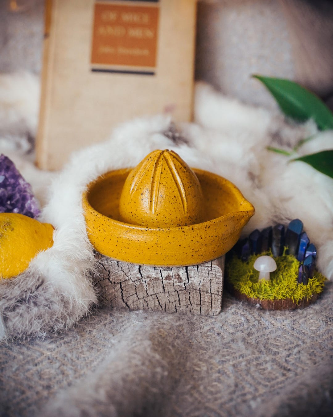 Yellowstone Citrus Juicer/lemon Hand Juicer / Handmade Ceramic Juicer ...