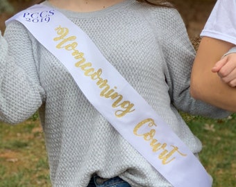 Prom Court Sashes - Etsy
