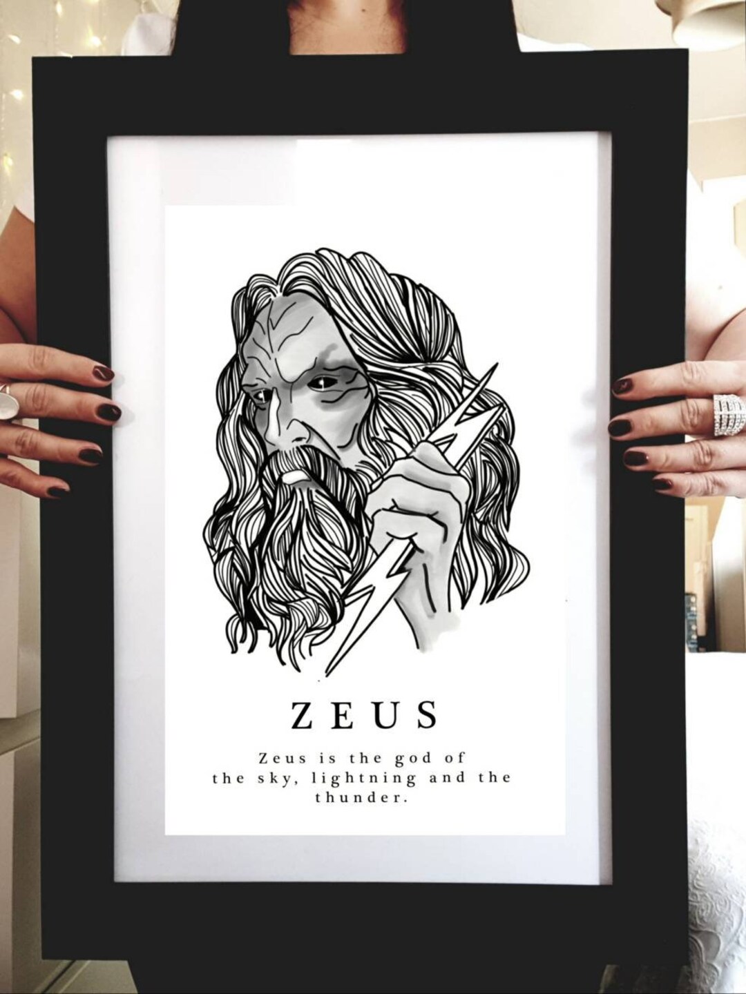 Zeus Greek Mythology Art, Ancient Greek, Greek Gods, Witch Altar Decor ...