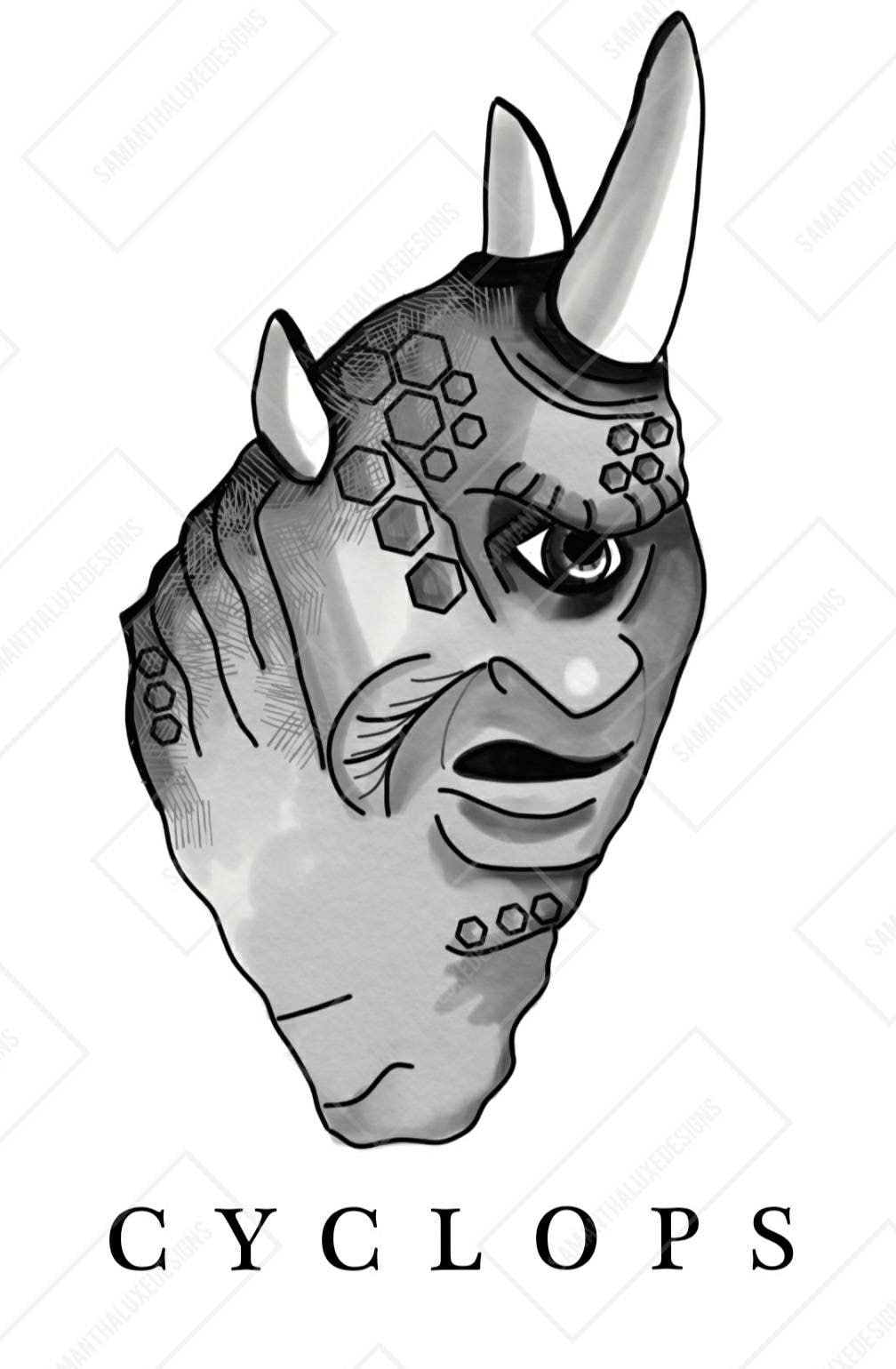 Cyclops Greek Mythology Art Ancient Greek Greek Gods Witch - Etsy 日本