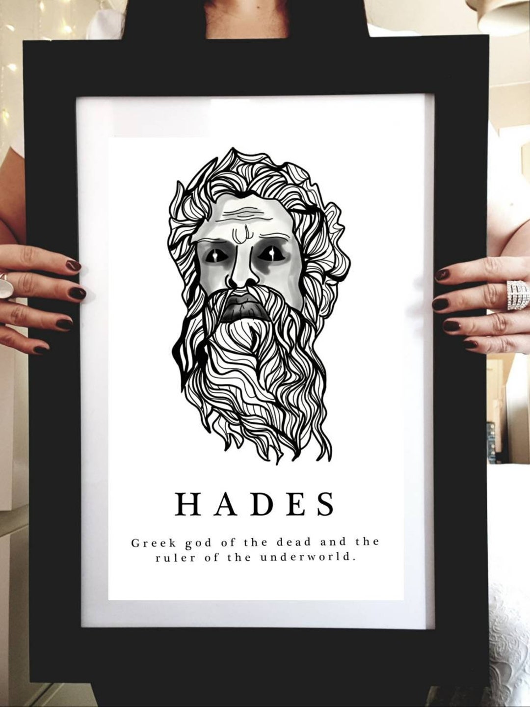 Hades Greek Mythology Art, Ancient Greek, Greek Gods, Witch Altar Decor ...