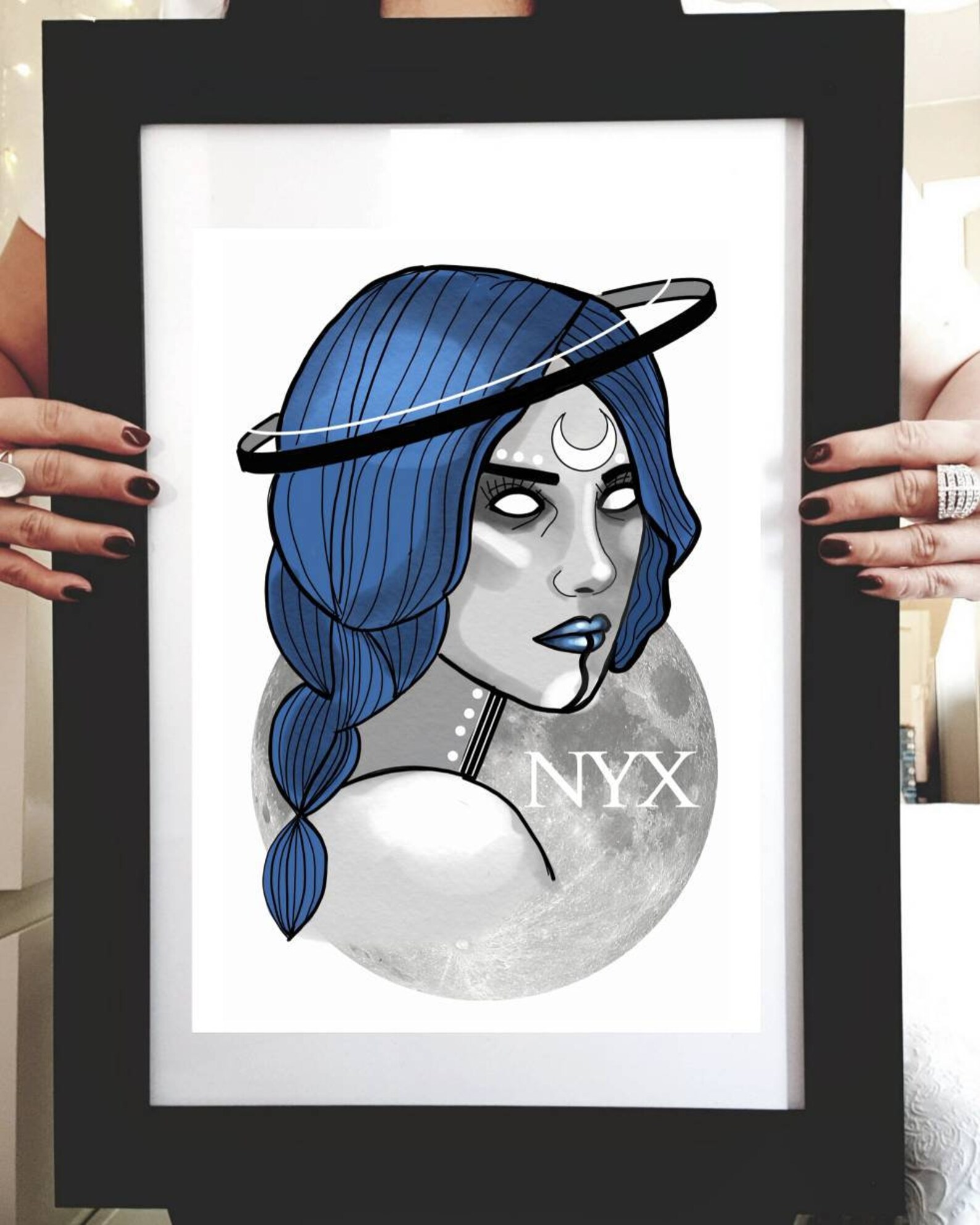 Nyx Greek Mythology Art Ancient Greek Greek Goddess Greek - Etsy