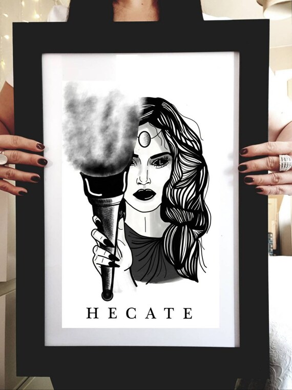 Hecate Greek Mythology Art Ancient Greek Greek Goddess - Etsy