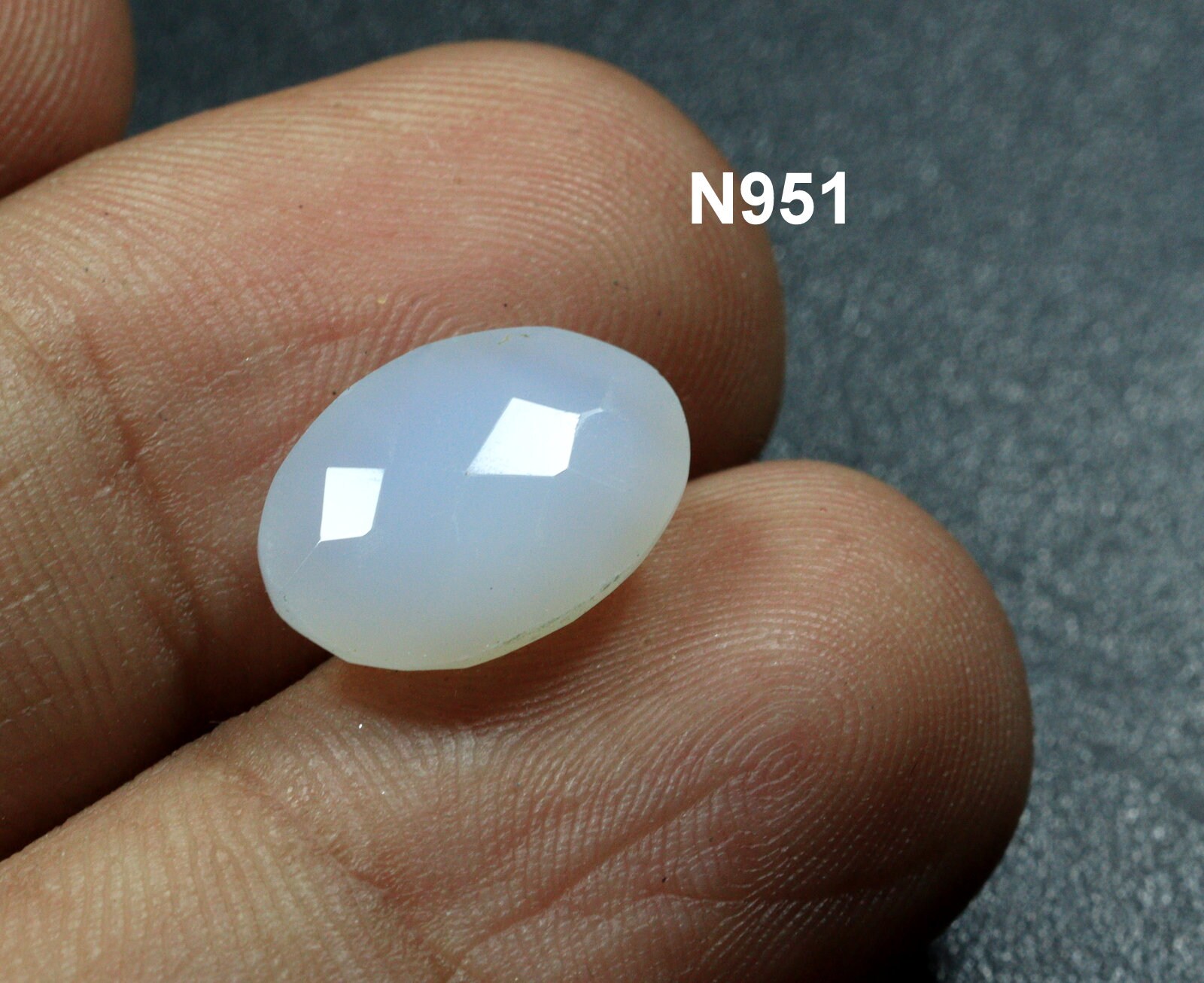 NATURAL BLUE CHALCEDONY Cut Gemstone | Etsy