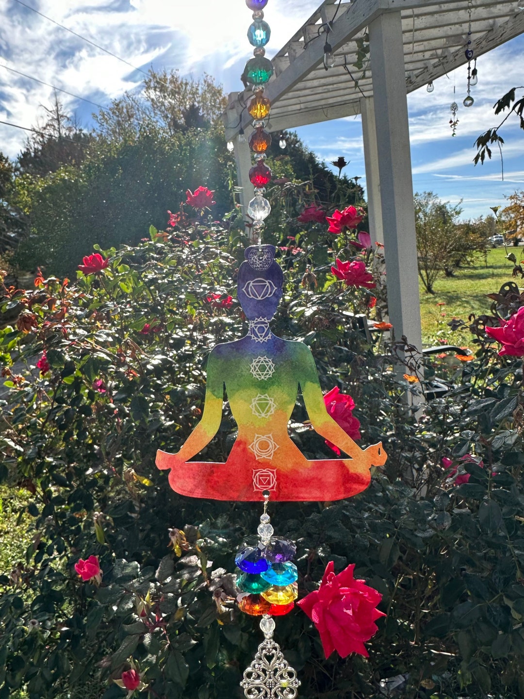 Chakra Crystal Sun Catcher Suncatcher for Window or Garden - Etsy