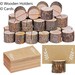 30 Rustic Table Number Holders Wood Base Place Card Stand Country ...