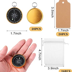 20 Sets Compass Wedding Favors Wedding Guest Gifts Nautical Souvenir ...