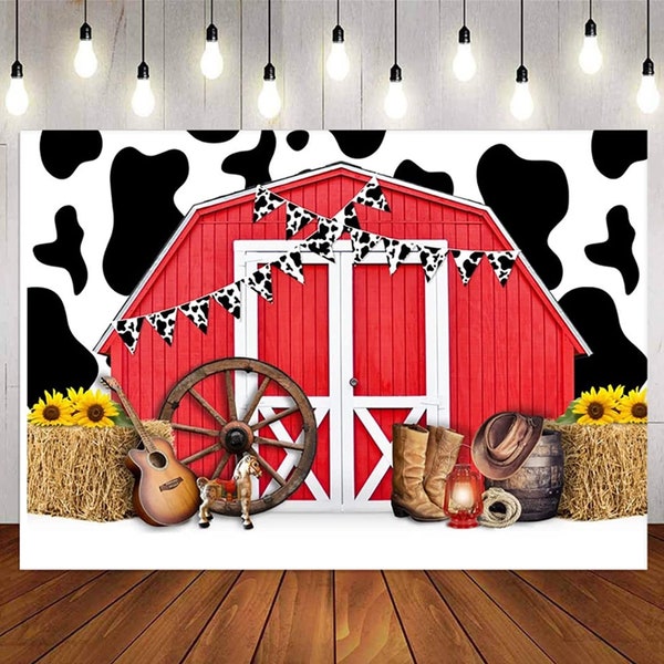 Farm Animal Backdrop - Etsy