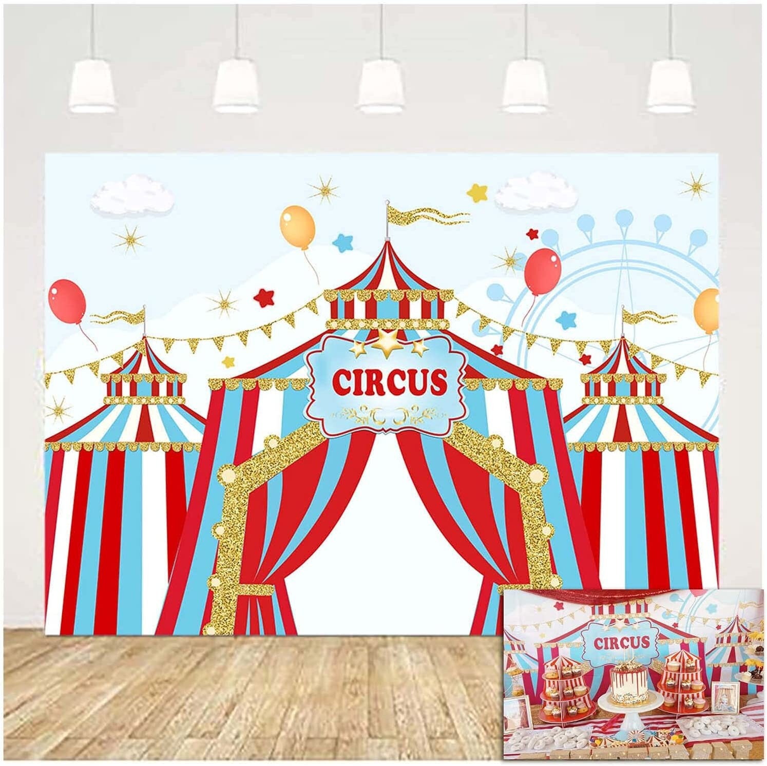 Circus Backdrop 7x5ft Carnival Party Background Tent Baby - Etsy