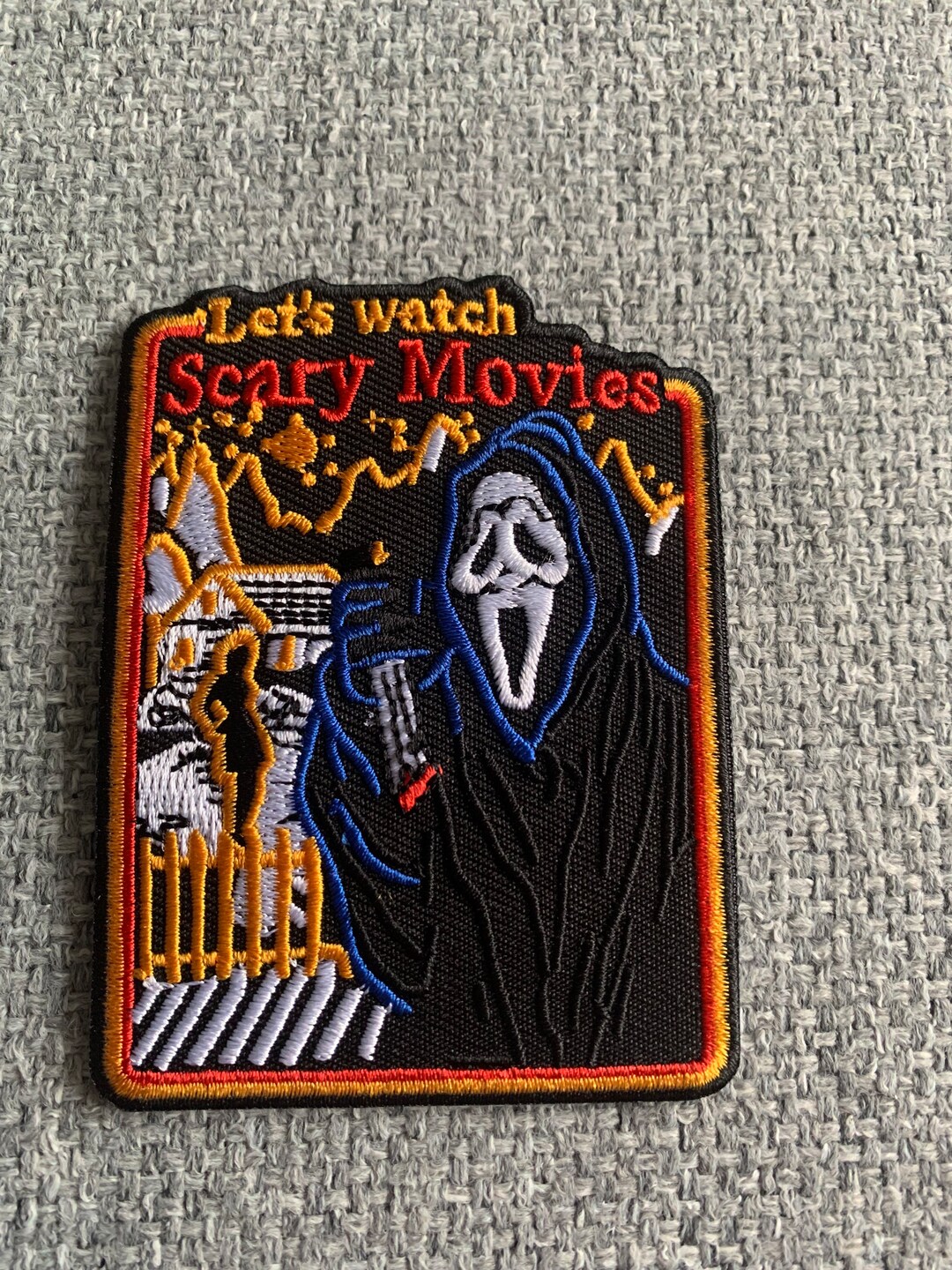 Lets Watch Scary Movies ghostface Patch - Etsy