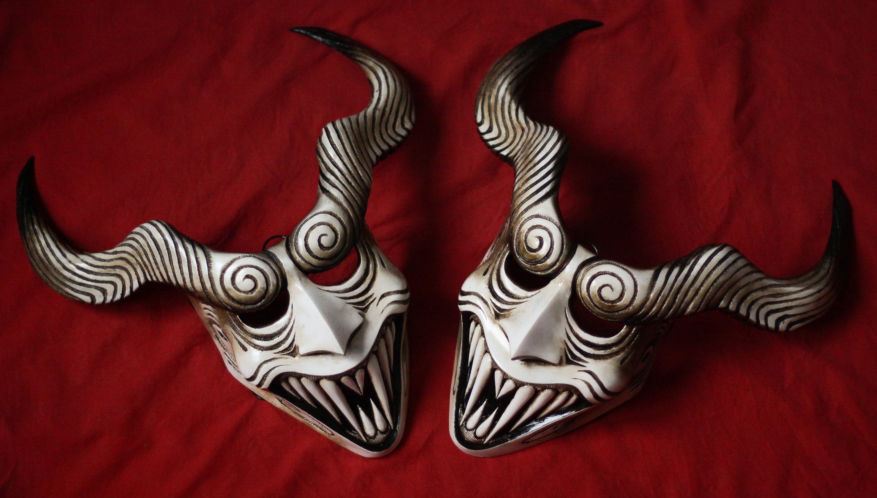 Krampus Face Mask.Art for Wall Decor.Christmas Gift. Handmade | Etsy