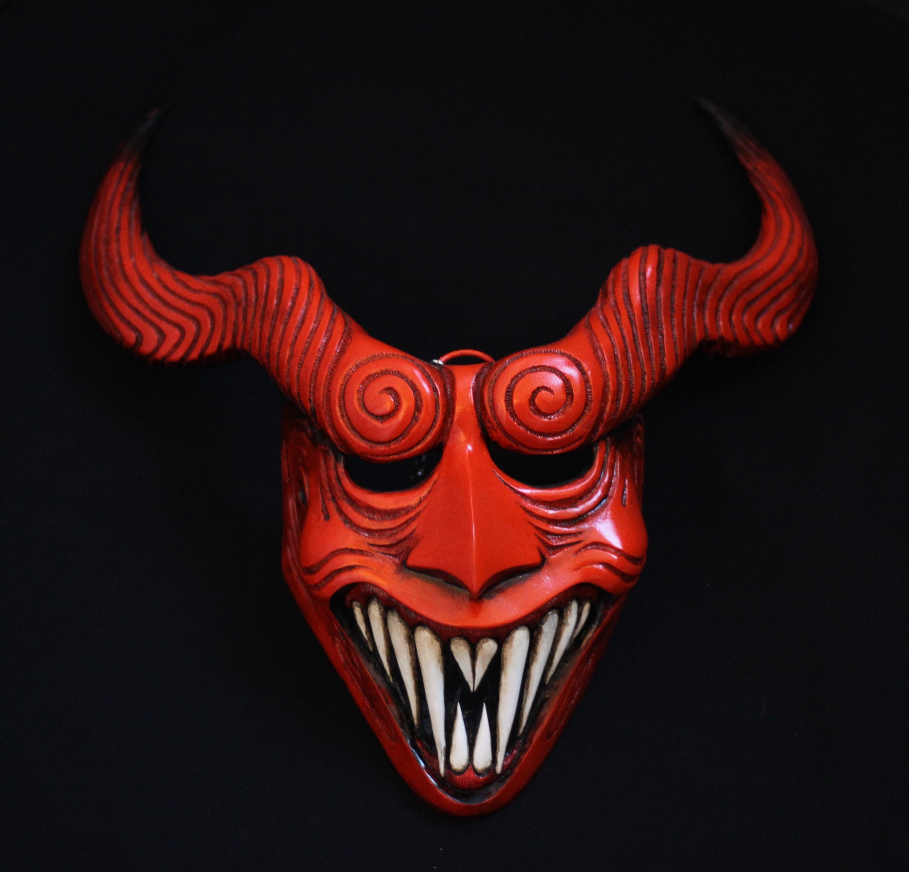 Máscara del Diablo Rojo.Máscara de Lucifer.Demonio de la risa. | Etsy
