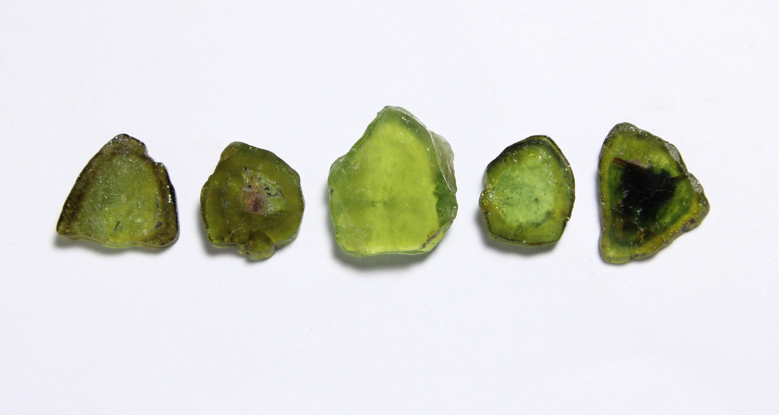 Jewelry Making & Beading Materials Natural Green Bi Colour Tourmaline ...