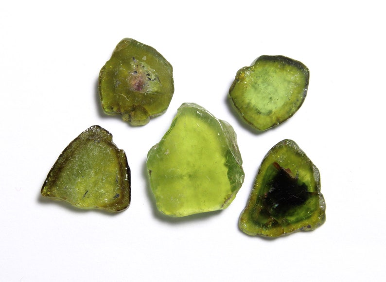 Jewelry Making & Beading Materials Natural Green Bi Colour Tourmaline ...