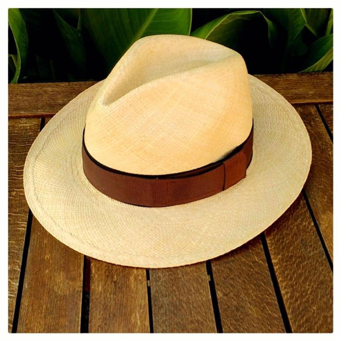 Genuine Ecuadorian Natural Panama Hat With Handmade Removable - Etsy