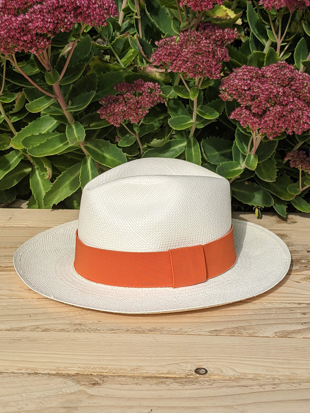 Genuine Ecuadorian White Panama Hat With Handmade Removable - Etsy