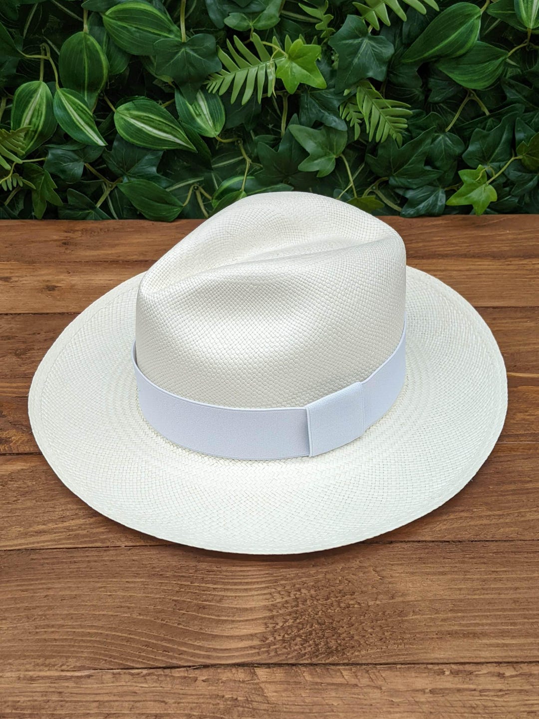 Genuine Ecuadorian White Panama Hat With Handmade Removable ~ White ...