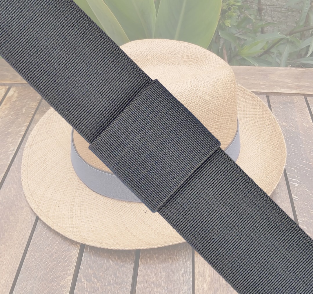 Spare Grey Hat Band - Stretchy Elastic - for Panama Bowler Boater ...