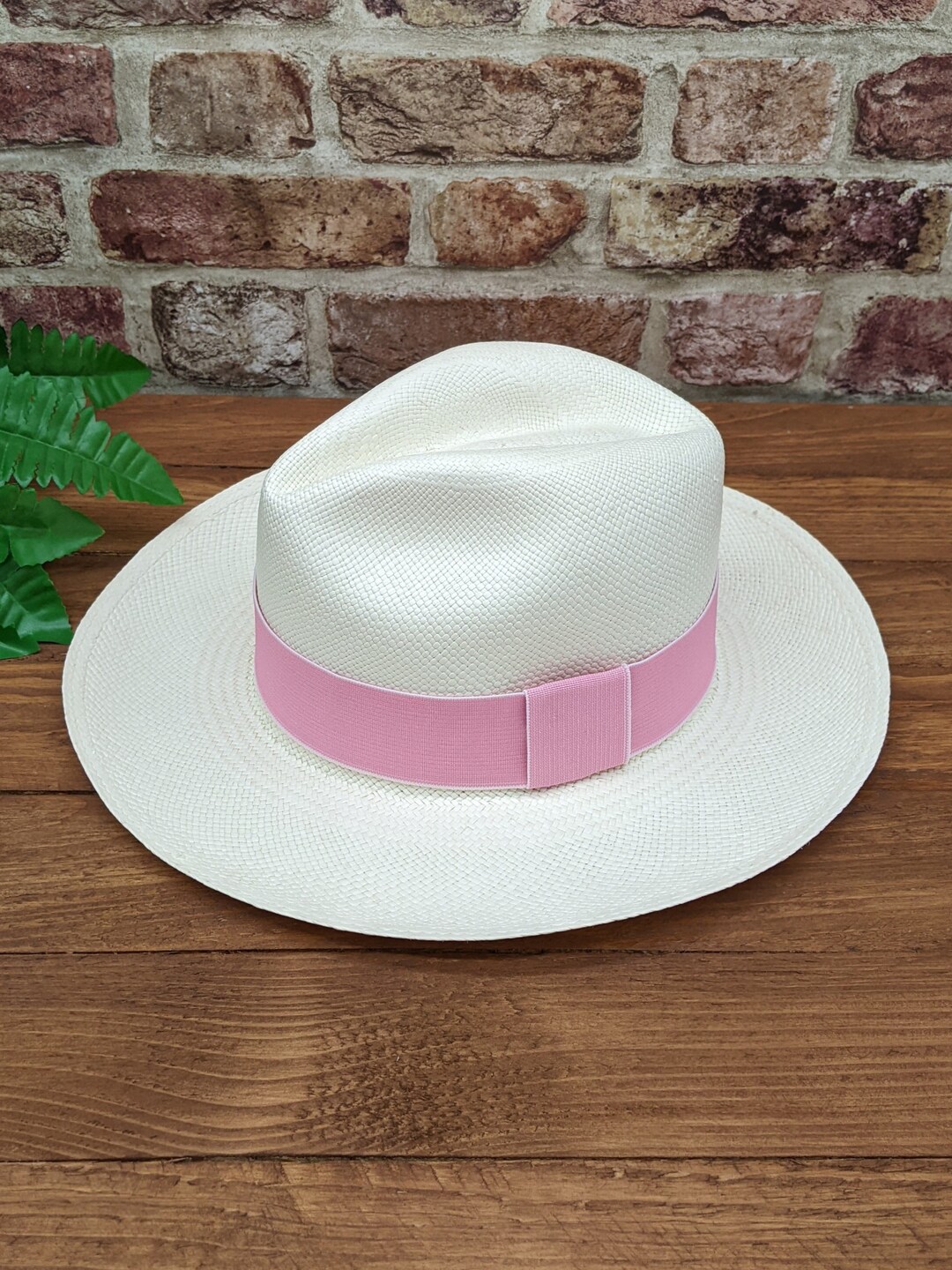 Genuine Ecuadorian White Panama Hat With Handmade Removable ~ Light ...