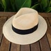 Genuine Ecuadorian Natural Panama Hat With Handmade Removable Band ...