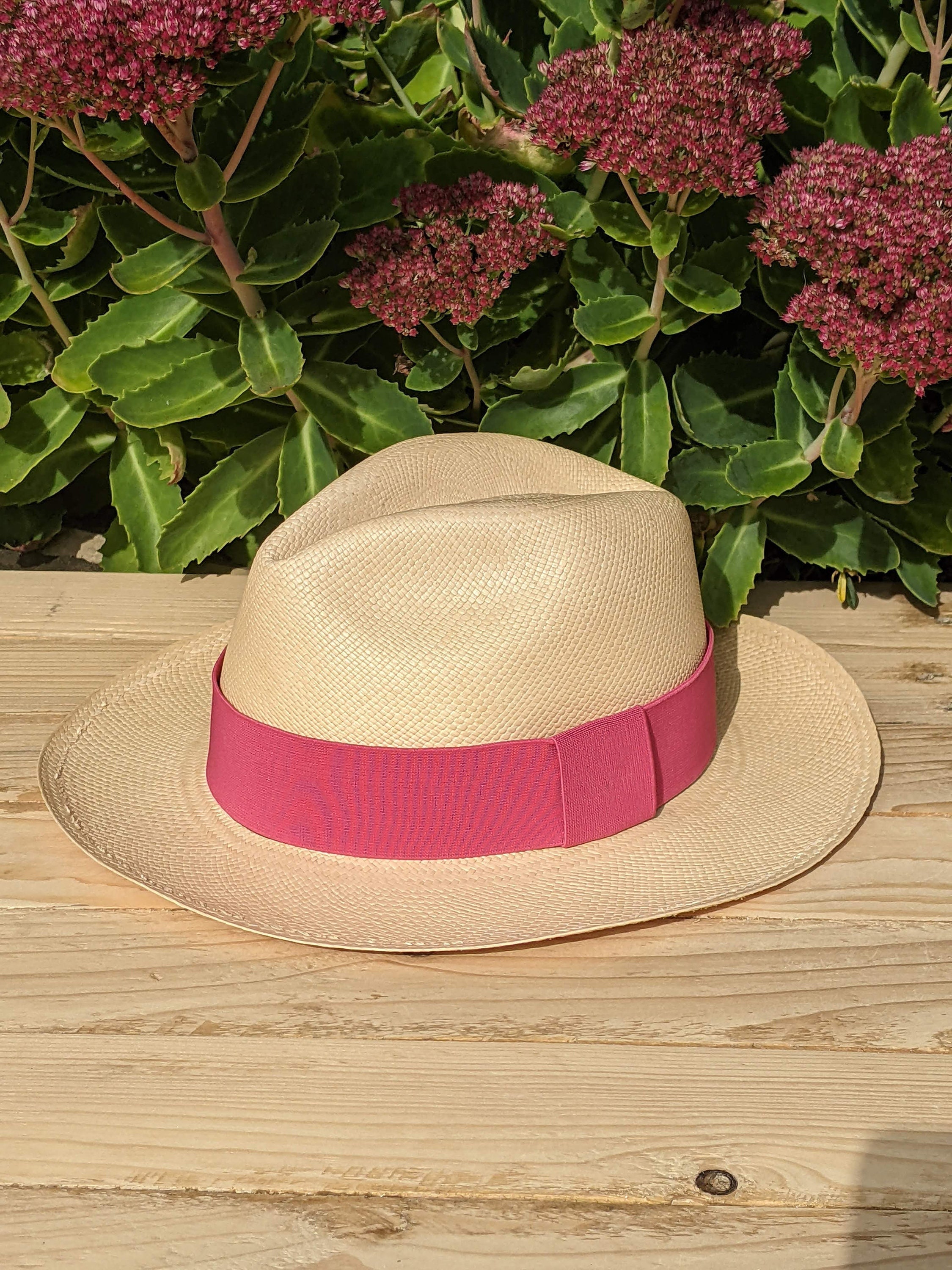 Genuine Ecuadorian Natural Panama Hat With Handmade Removable - Etsy