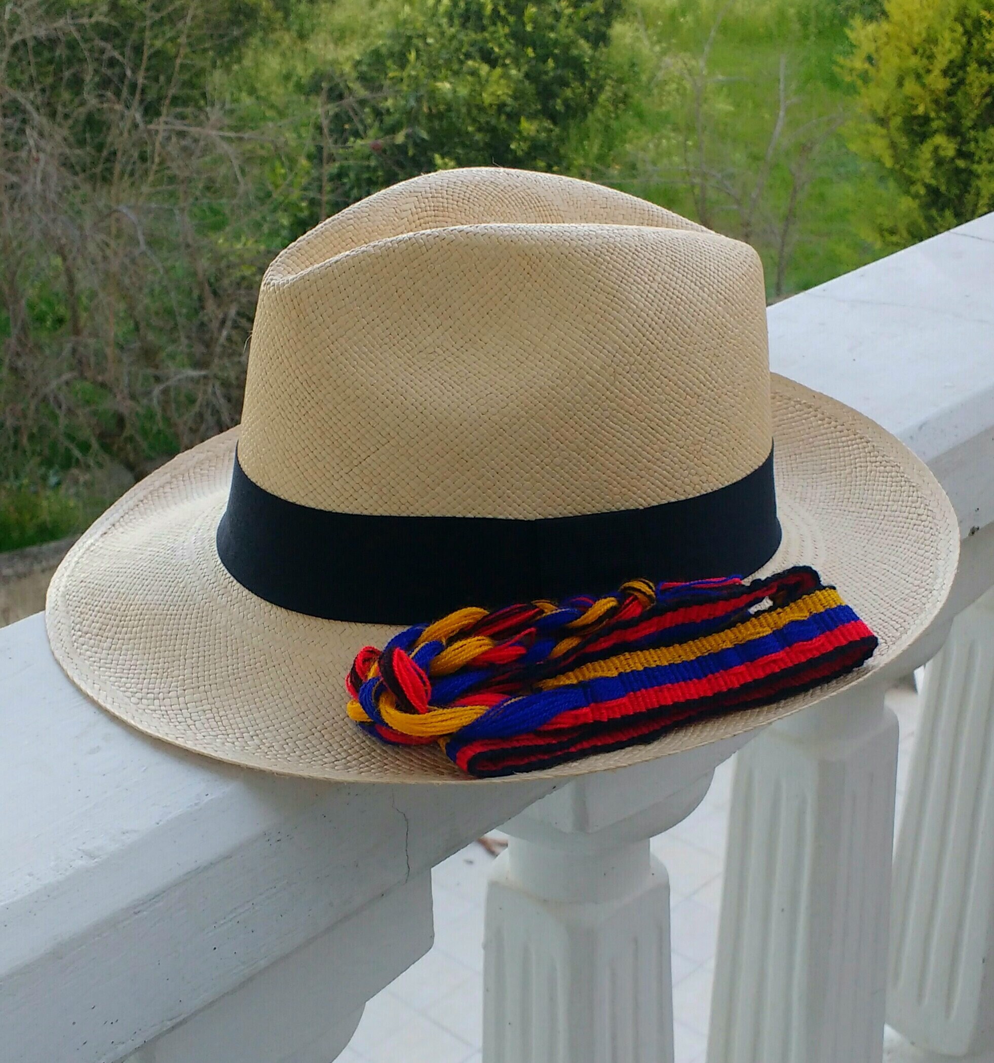 Genuine Ecuadorian Natural Panama Hat With Handmade Removable Band ...