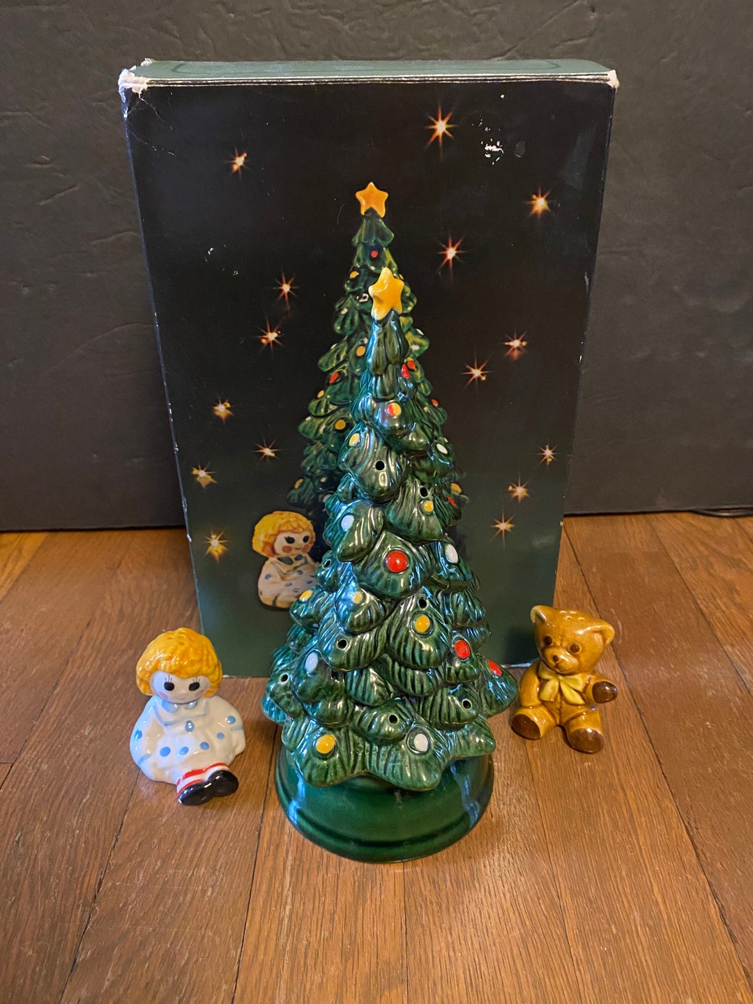 Vintage Avon Christmas Tree Hostess Set - Etsy