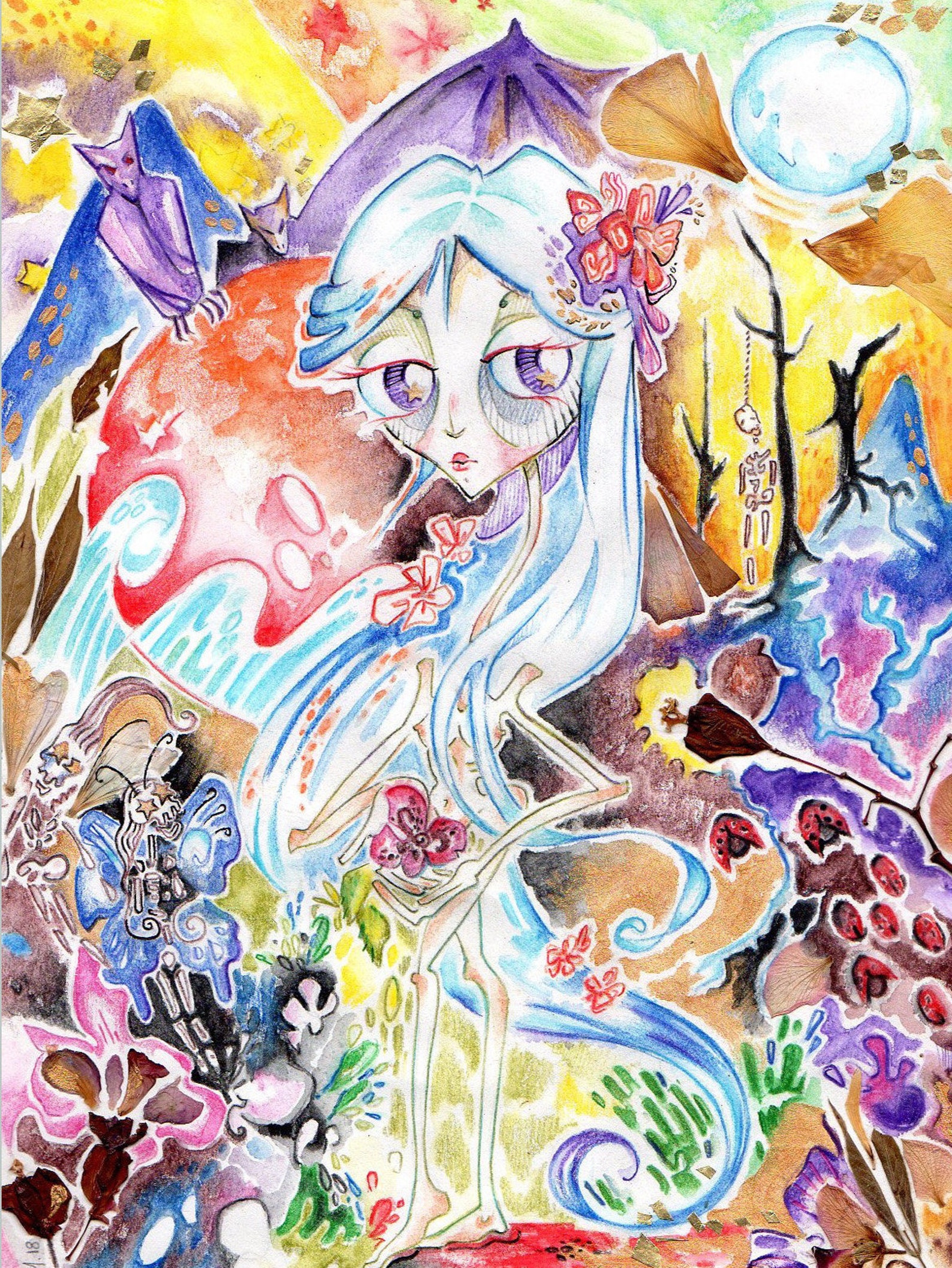 Eve Art Book 2018 , illustrations Inspired by Aleister Crowley Poem eve ...