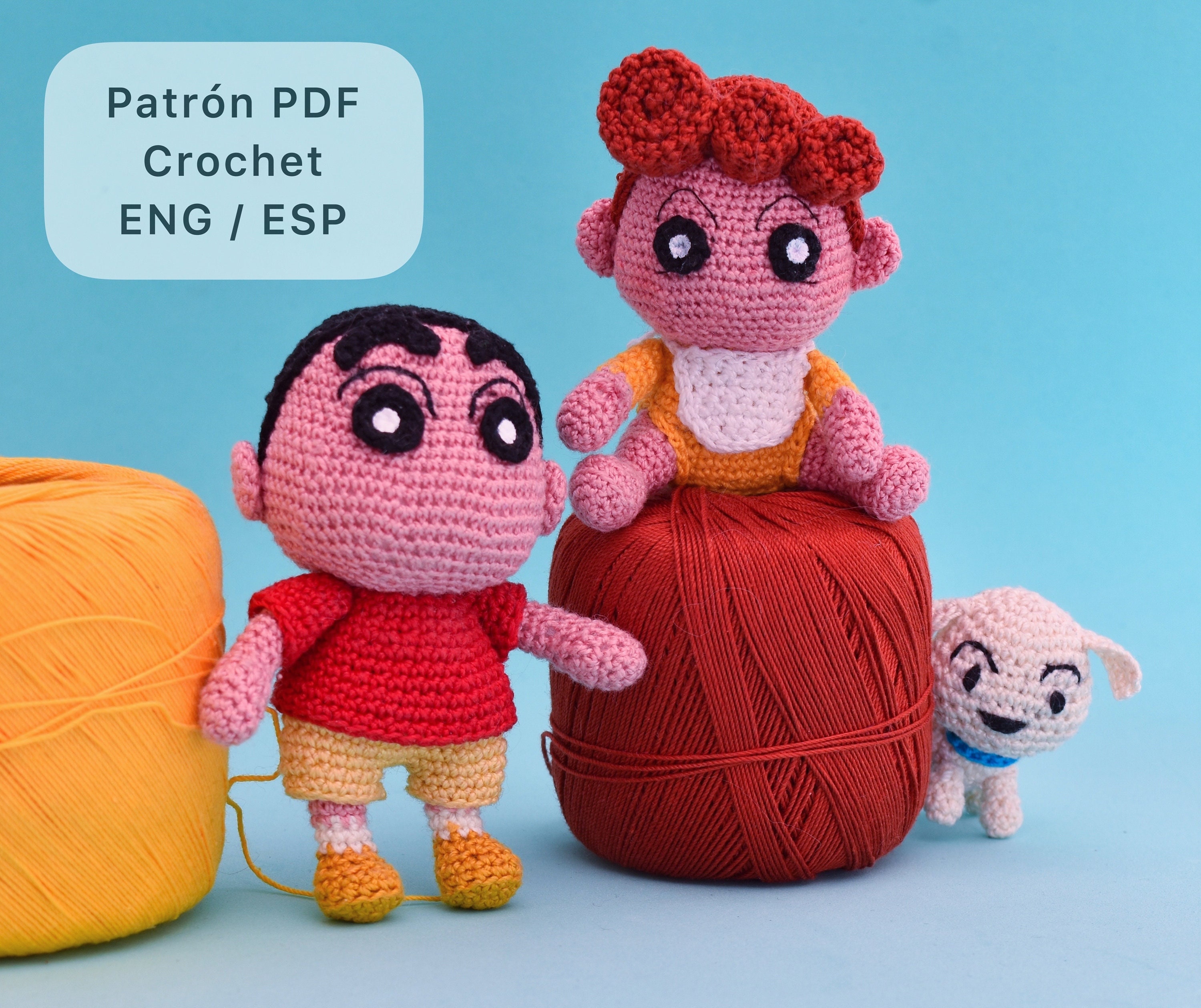 Buy Shinchan And Himawari PDF Pattern/ PDF Pattern/ PDF, 60% OFF
