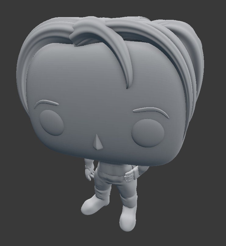 Custom Pop Female Model 2 Figure 3D Print Model - Etsy