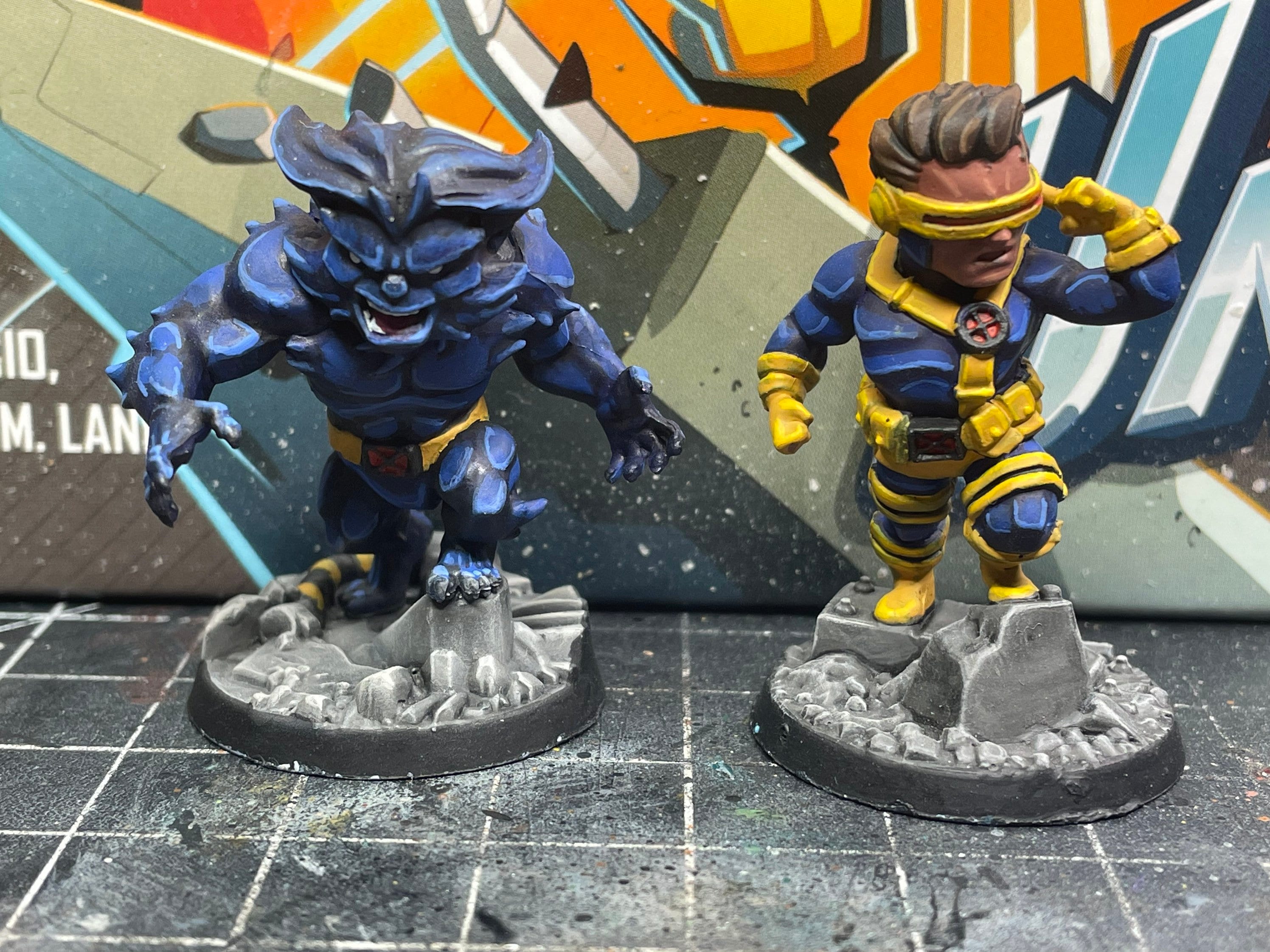 Marvel X-men United Game W/ Pro Painted Minis - Etsy