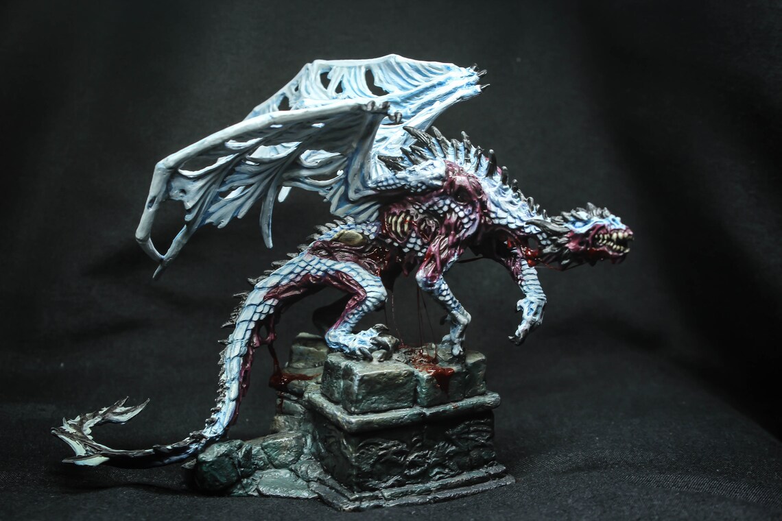 Zombie Dragon by Reaper Miniatures Painted by Mike Disney Dragon ...