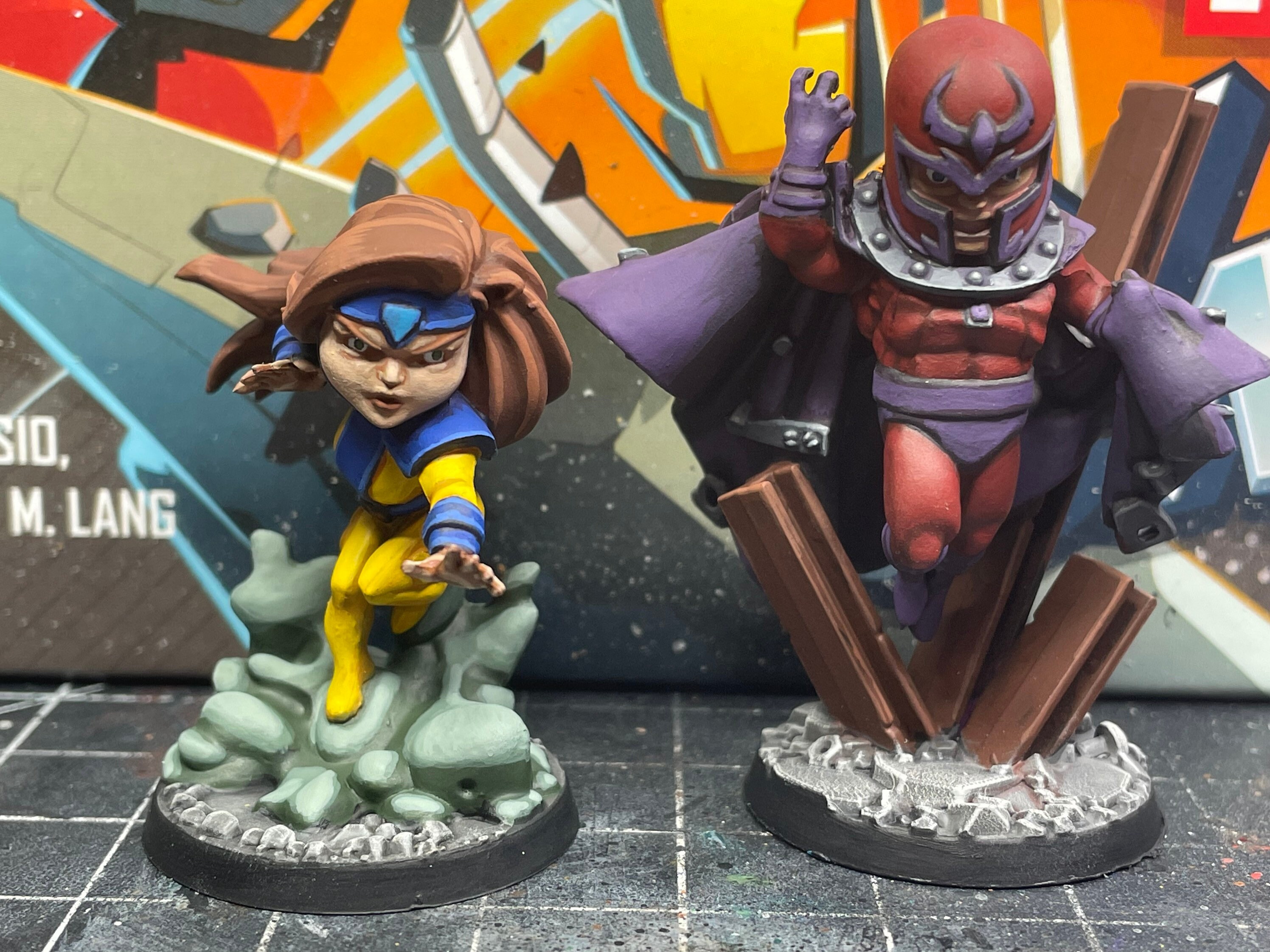 Marvel X-men United Game W/ Pro Painted Minis - Etsy