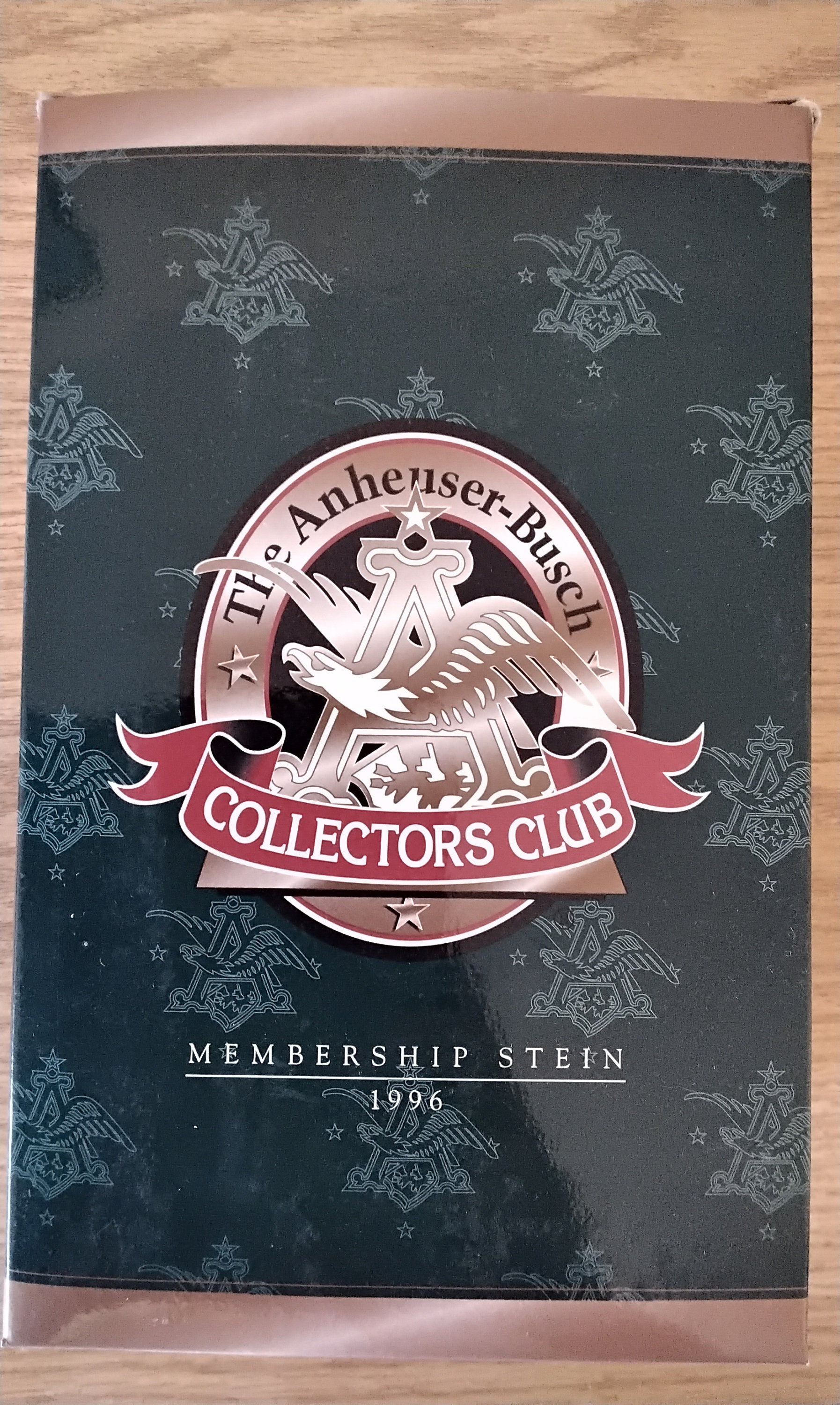 1996 Anheuser-busch Collectors Club Membership Stein - Etsy