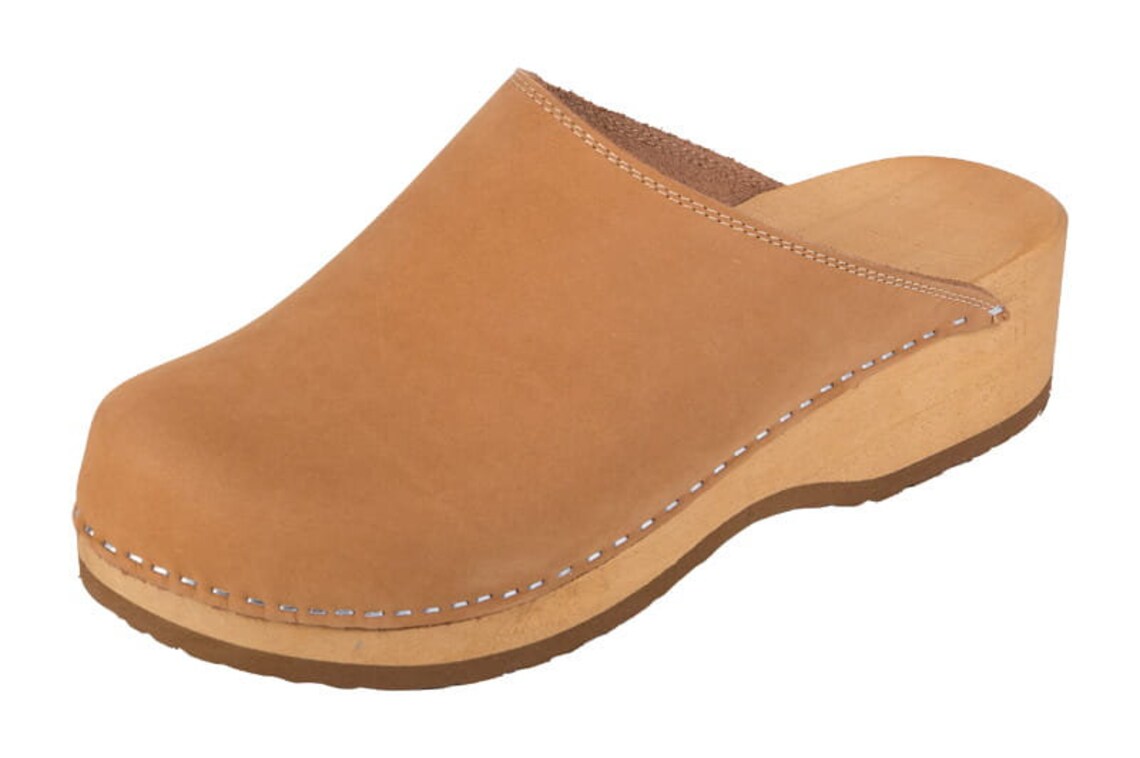 Stylish Women Clogs Wooden Clogs High Heel Clogs Leather - Etsy