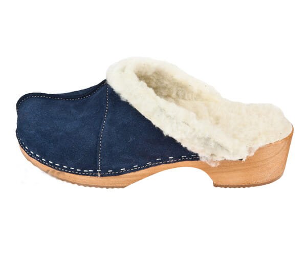 Warm Winter Sheepskin Fur Women Clogs Wooden Clogs High Heel Etsy