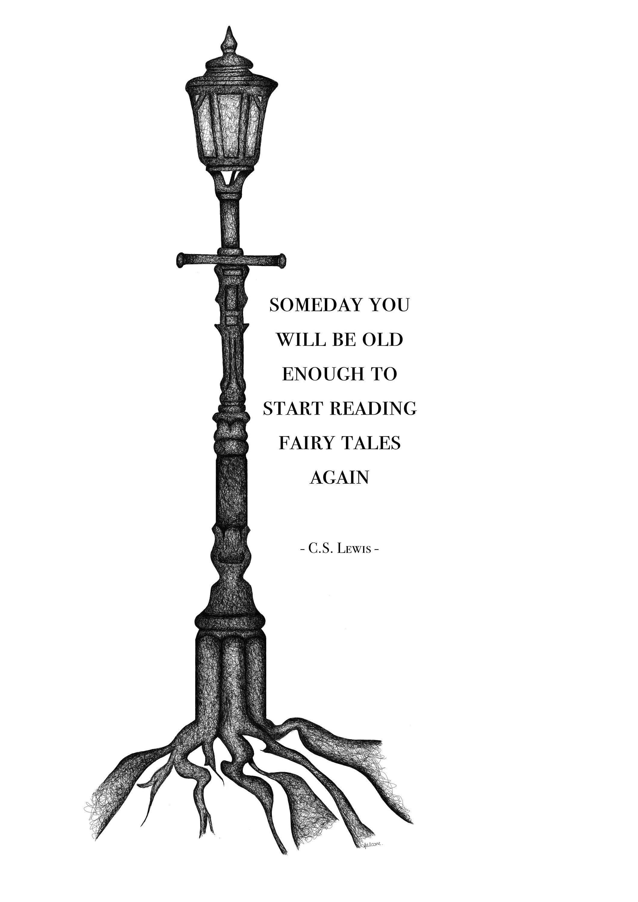 The Lampost - C. S. Lewis Art Print - Etsy