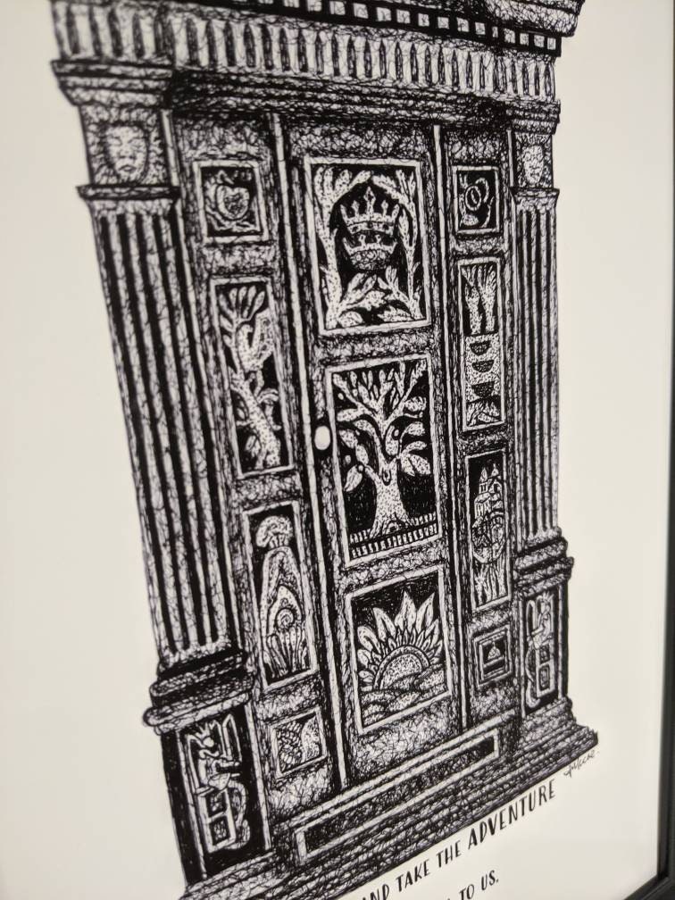 The Wardrobe C. S. Lewis Art Print - Etsy