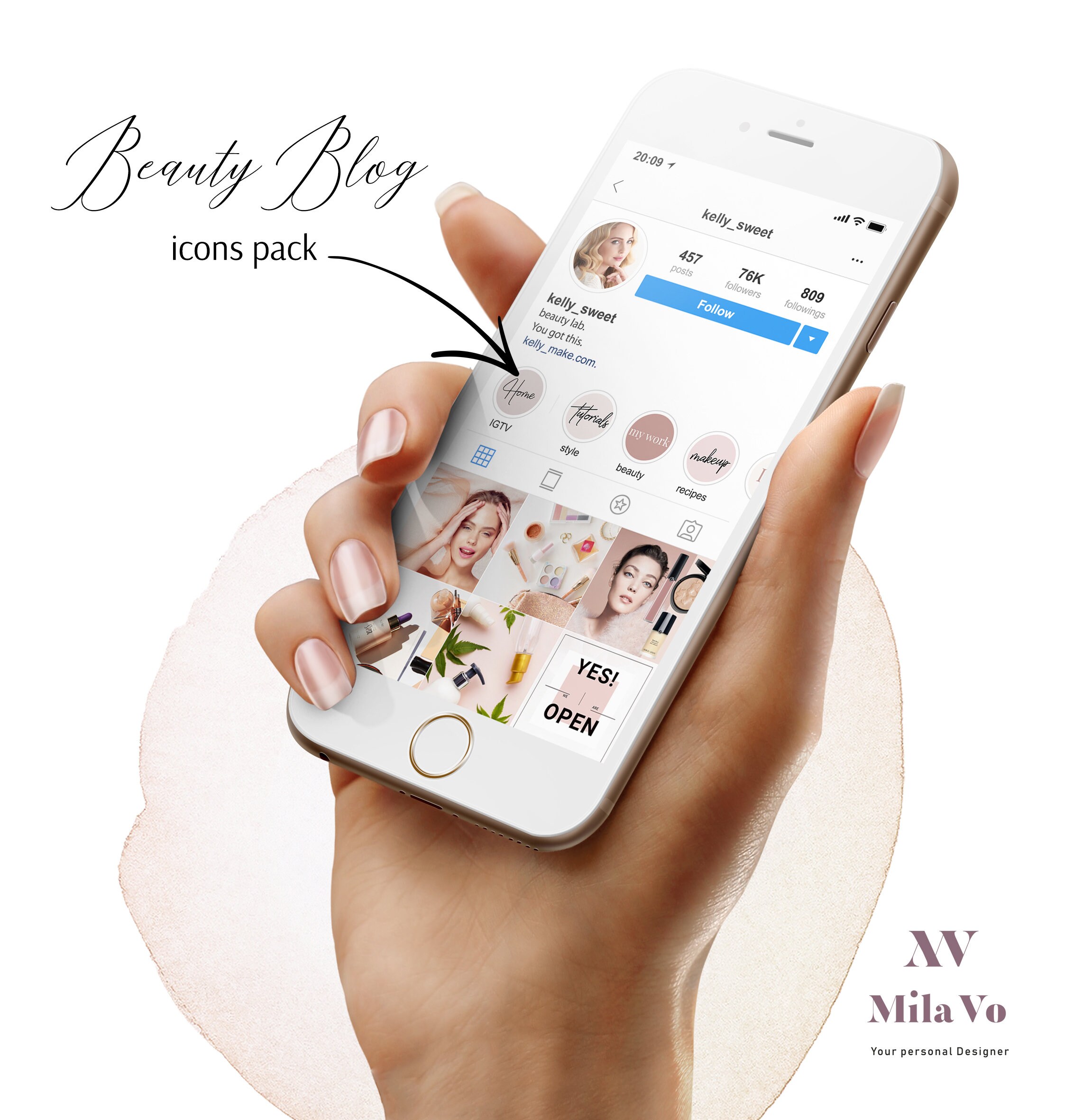 Instagram Story Highlight Icons for Bloggers and Influencers, Instagram ...