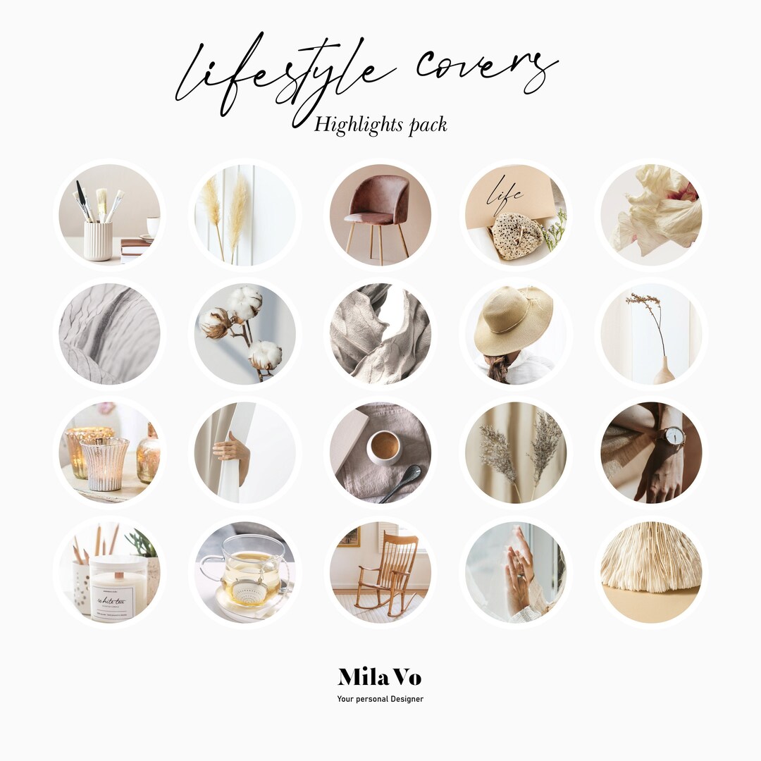 Highlight Covers for Instagram | Lifestyle Highlight Covers | IG ...