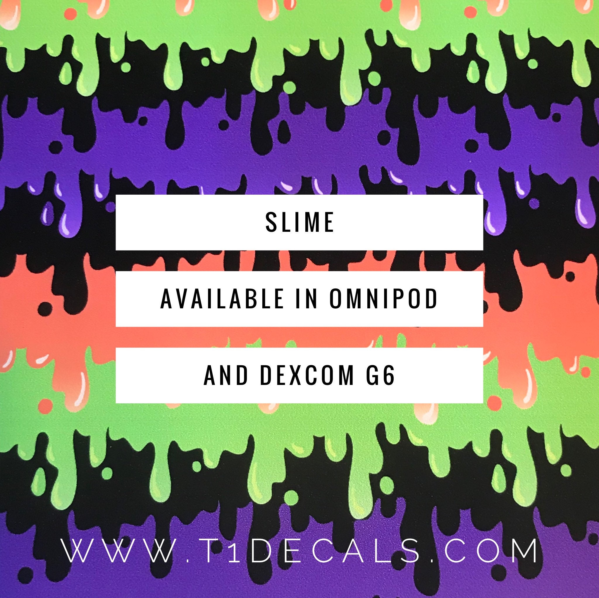 Slime Omnipod Decal - Etsy